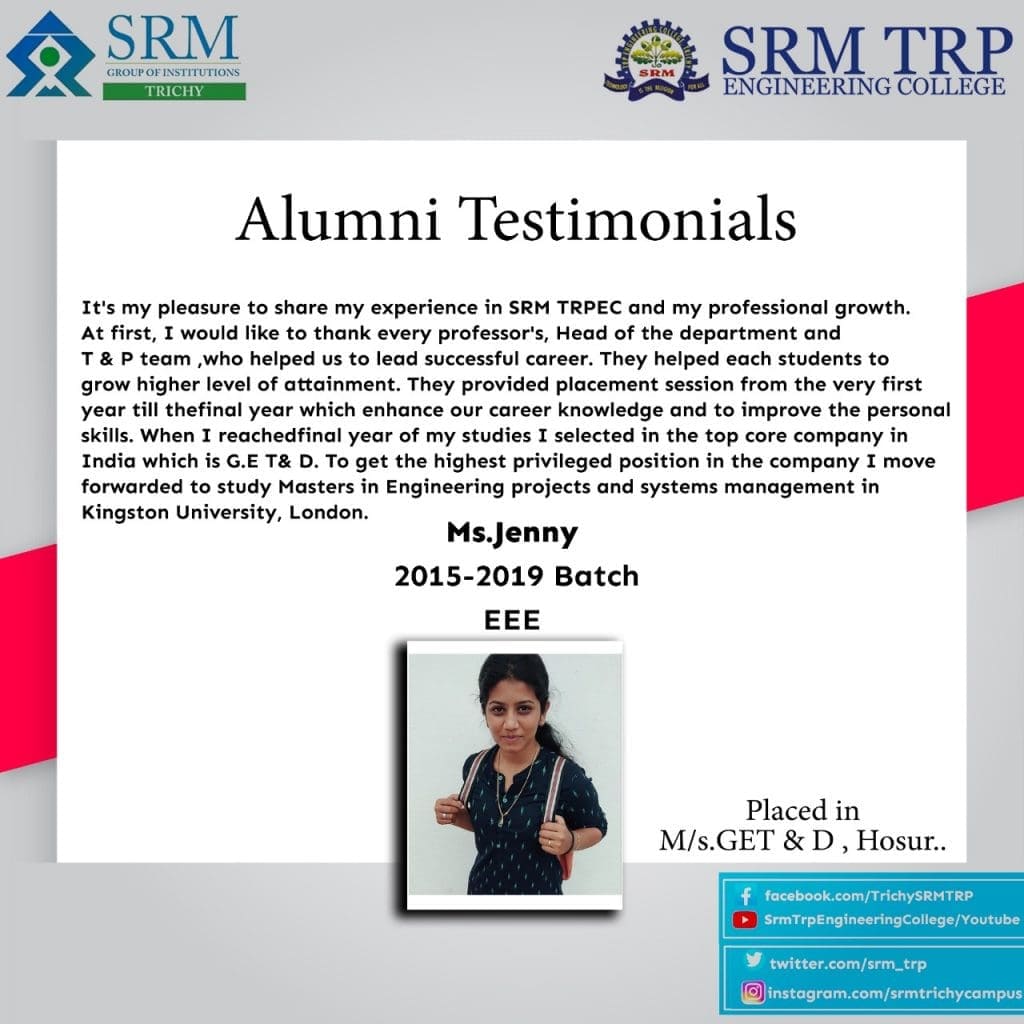 Online Application Form | SRM TRP Engineering College